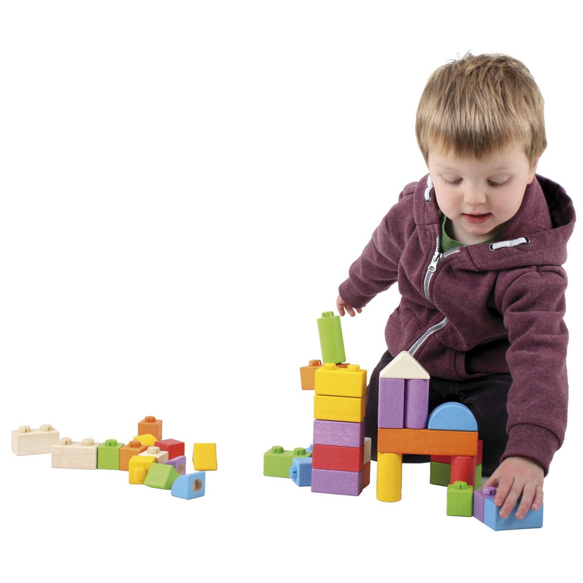 Colourful Click Blocks | Cubes & Blocks | Mulberry Bush