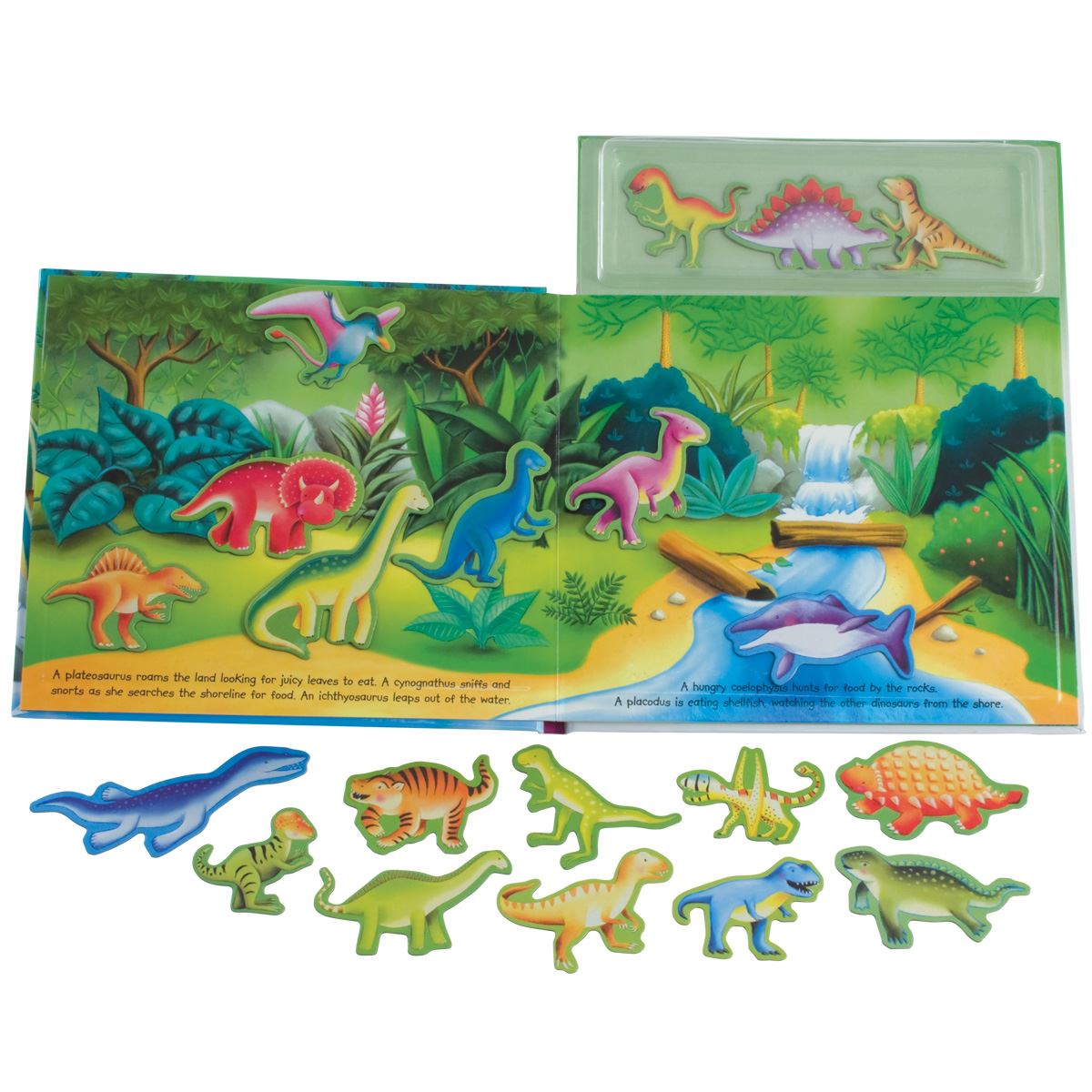 Dinosaur Island Magnetic Book | Dinosaur Toys for Kids