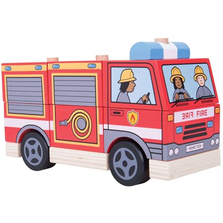 Wooden Fire & Police Station Toys | Fire Engine Toys