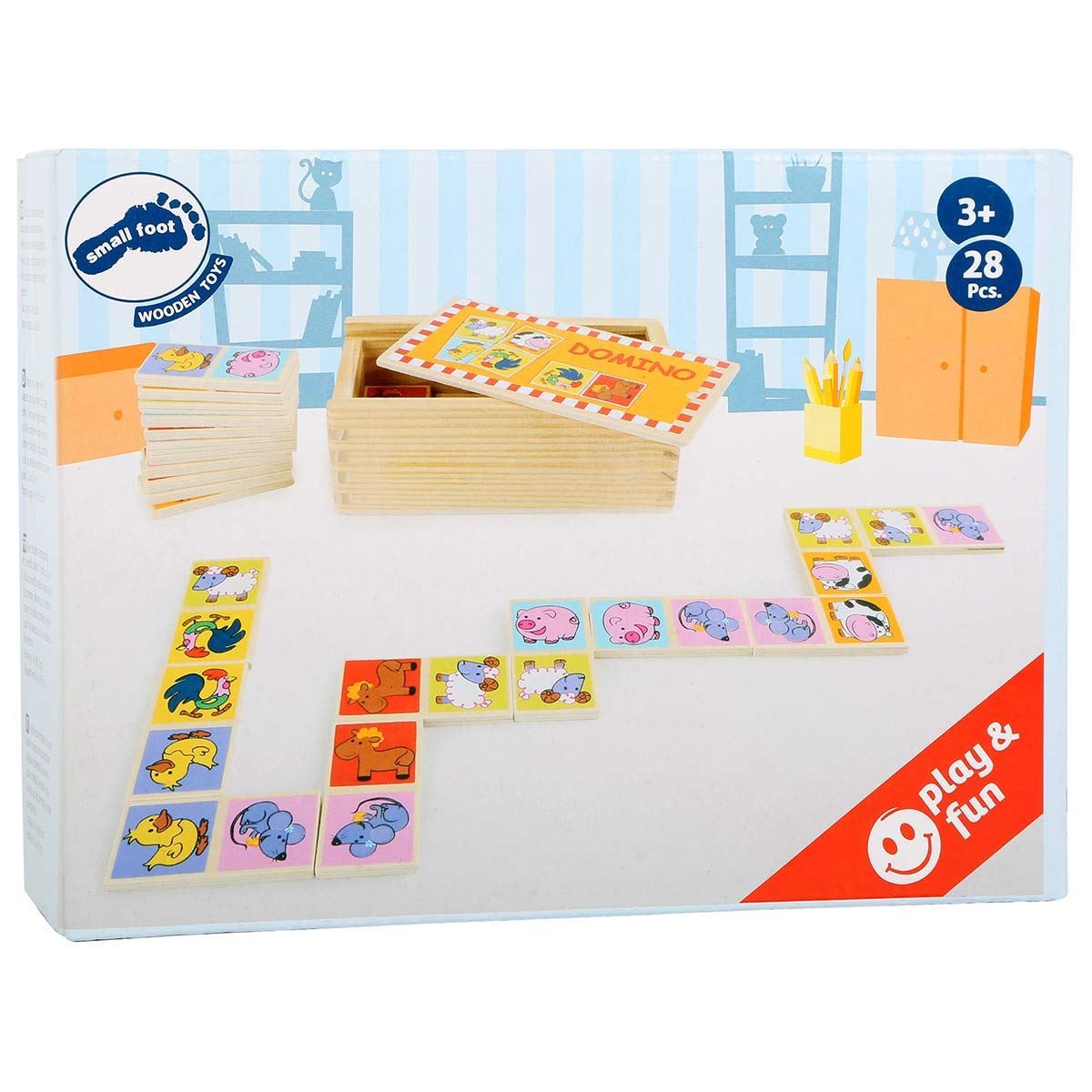 Domino - Animals | Wooden Children's Games | Mulberry Bush