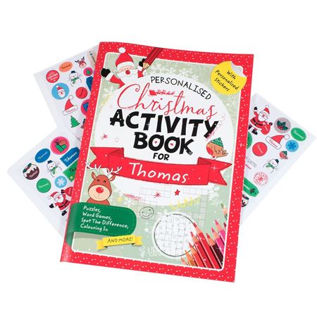 Personalised Christmas Activity Book at Mulberry Bush