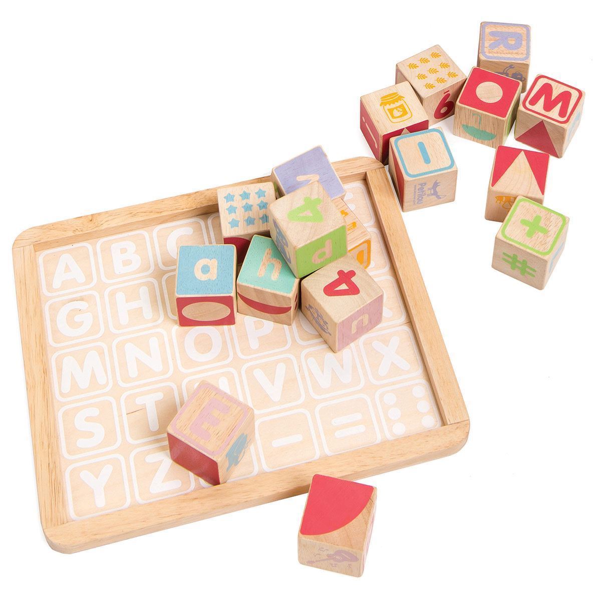 ABC Wooden Blocks (30 pieces) | Le Toy Van (PL101)