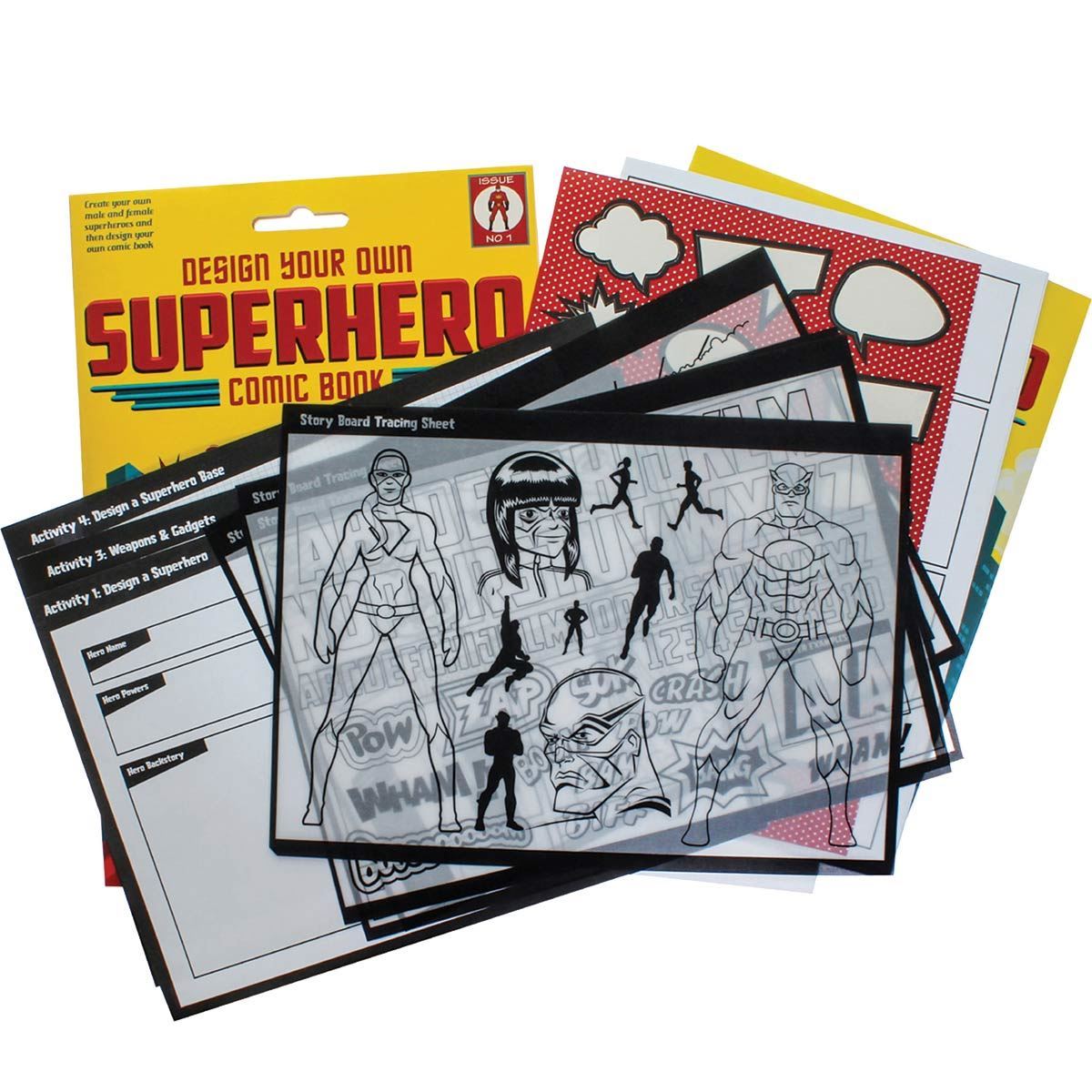Design Your Own Superhero Comic Book | Draw, Paint & Colour