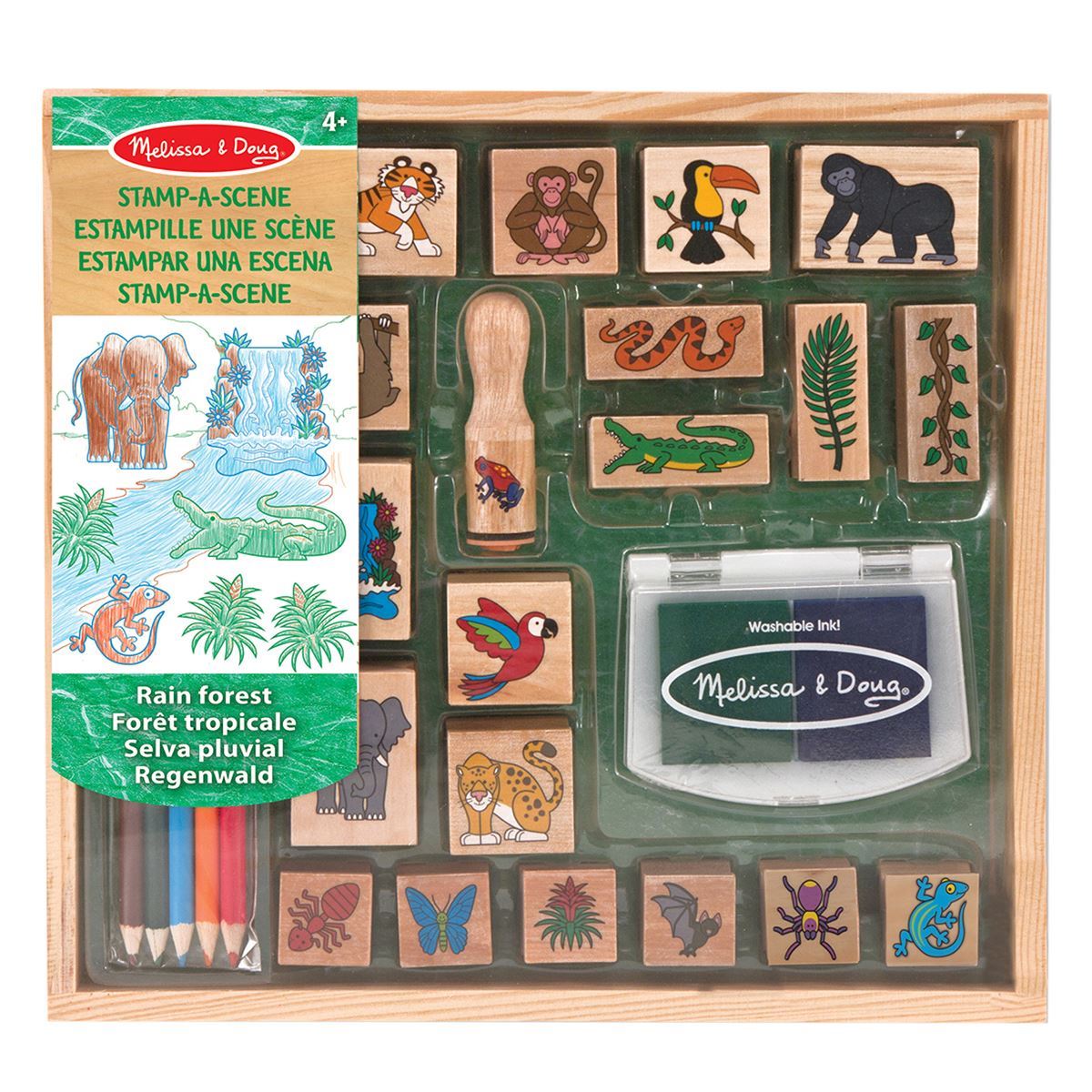 Stamp-a-scene Rain Forest | Melissa & Doug | Stamping Sets