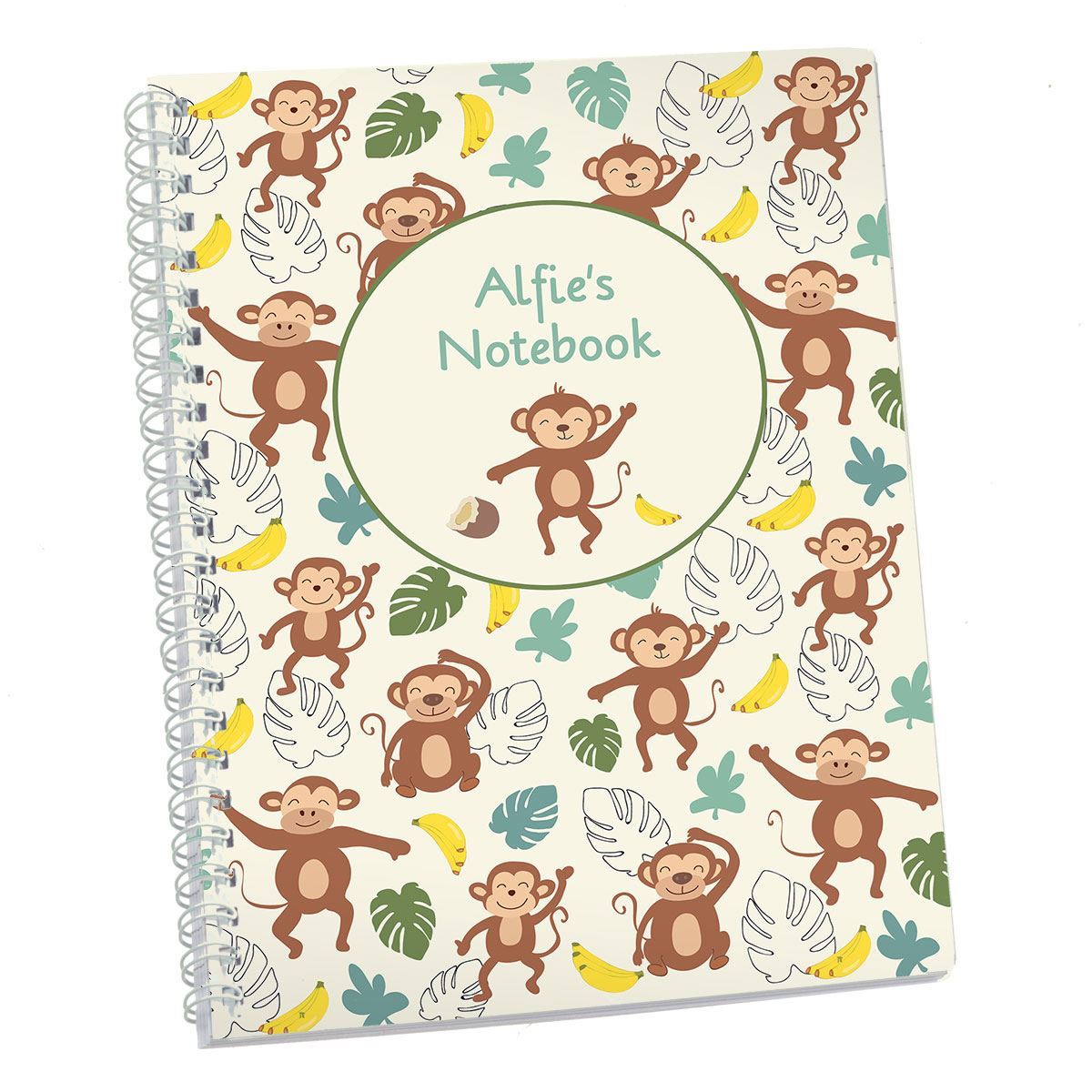 Cheeky Monkey Personalised Notebook | Named Notebooks
