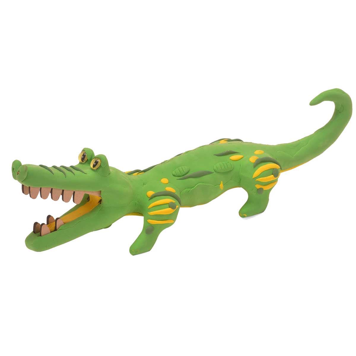 Wood & Clay Kit - Crocodile | Fiesta Crafts | Make & Do