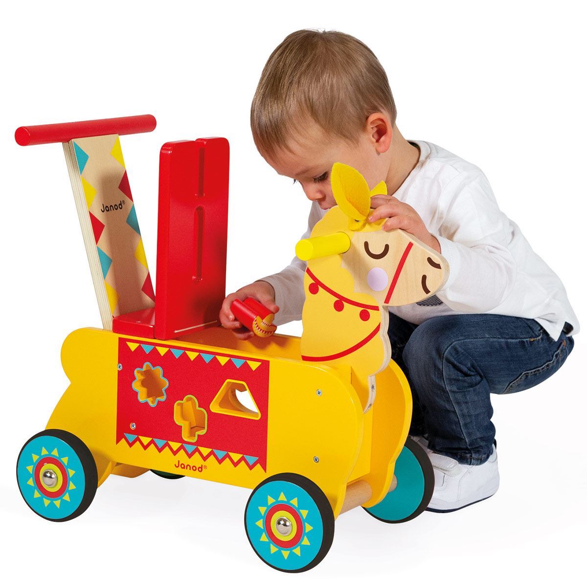 Llama Ride-On | Janod | Ride-On Toys | Mulberry Bush