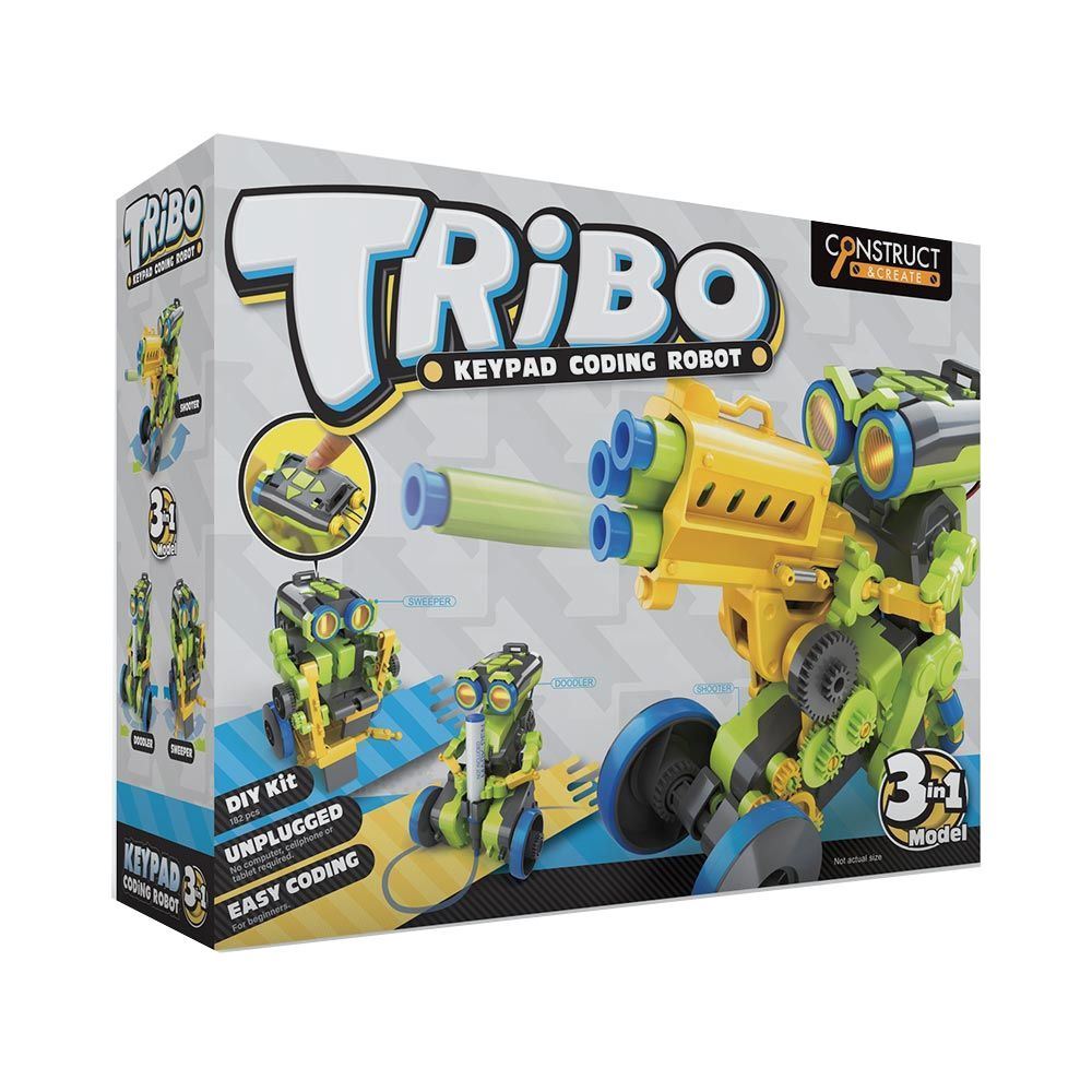 Tribo 3 in 1 Keypad Coding Robot | Tech Toys & Robots
