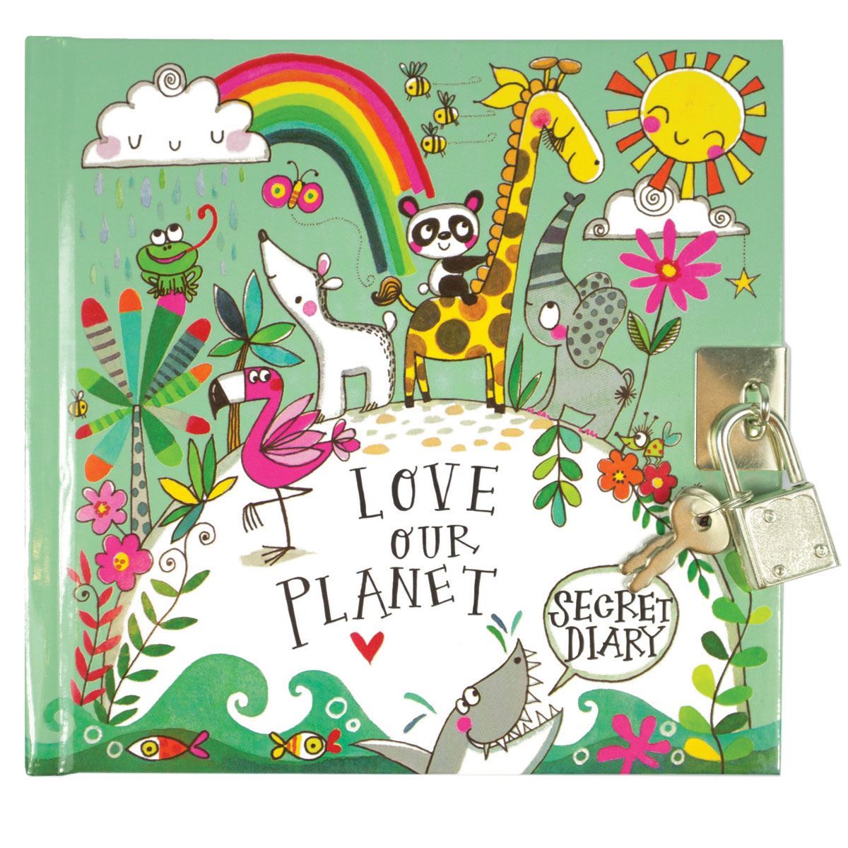 Love Our Planet Secret Diary | Rachel Ellen Designs