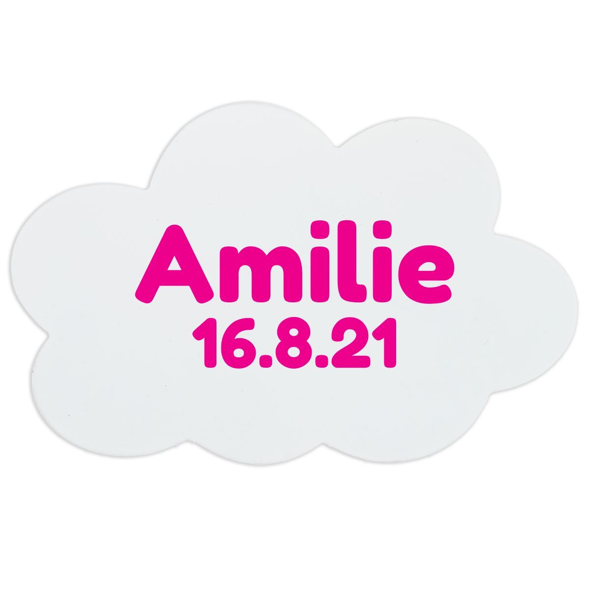 Personalised Cloud Name Plaque | Mulberry Bush Personalised Collection