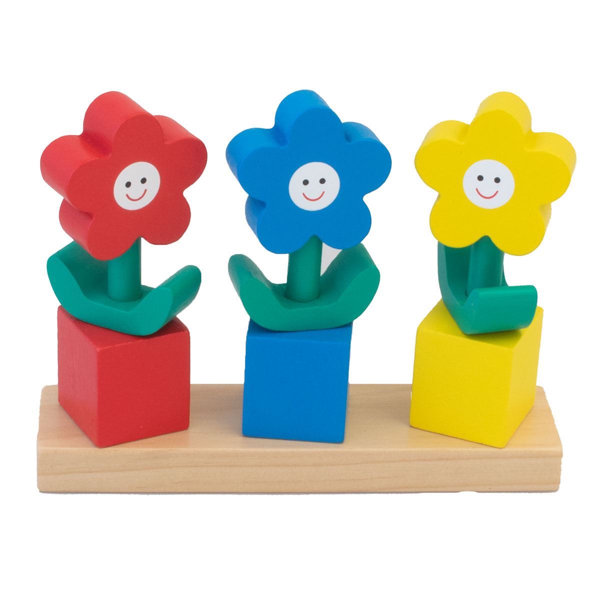 Wooden Flower Stacker